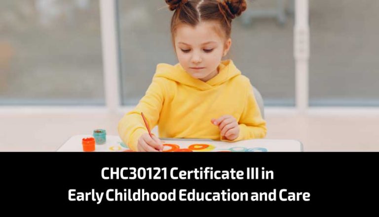 Certificate III in Early Childhood Education and Care - ACSE